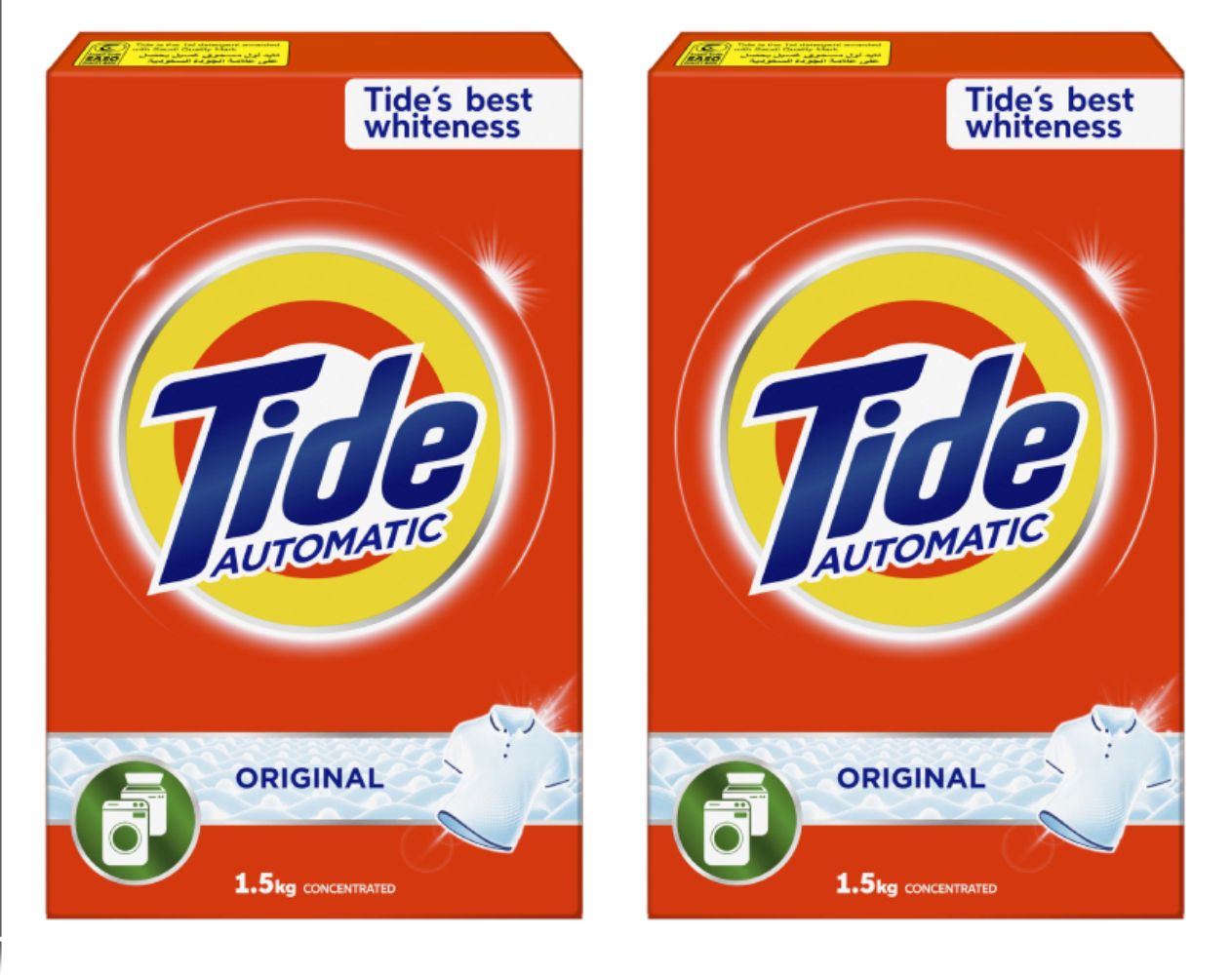 Buy Tide Automatic Laundry Powder Detergent Original Scent 1.5 kg x 2 pcs offer Online in UAE ...
