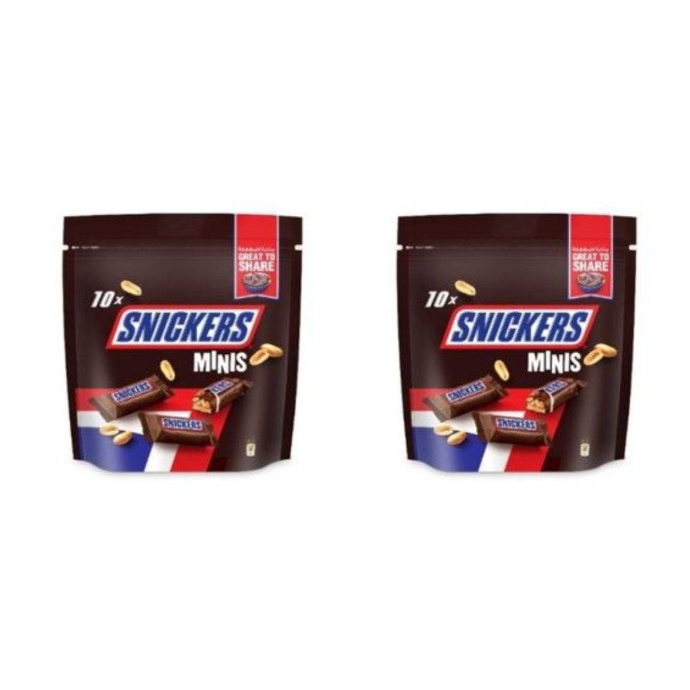 Buy Snickers Mini 180g x 2 Online in UAE | Talabat UAE