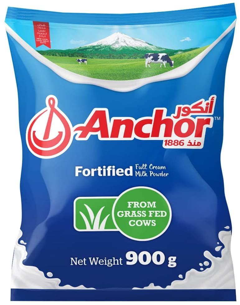 Buy Anchor Fortified Full Cream Milk Powder From Grass Fed Cows 900 g ...
