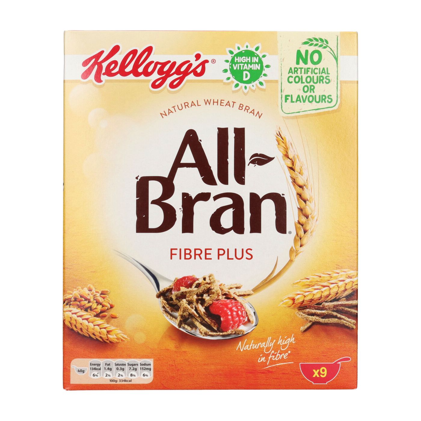 Buy Kellogg's All Bran Plus Wheat Cereals 375 g Online in UAE | Talabat UAE