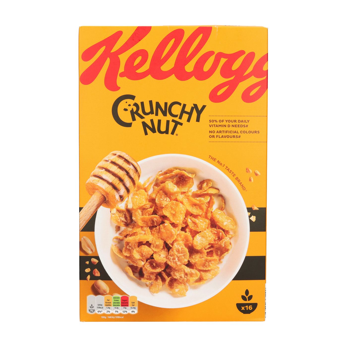 Buy Kellogg's Crunchy Nuts Corn Flakes 500 g Online in UAE | Talabat UAE