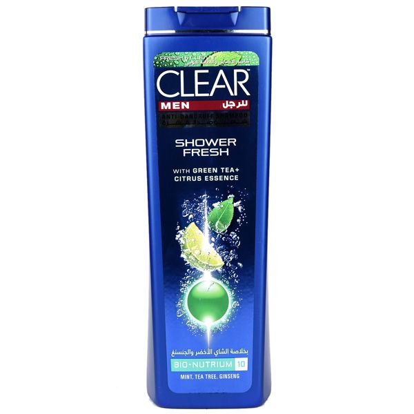 Buy Clear Shower Fresh Anti-Dandruff Shampoo For Men, 400ml Online in ...
