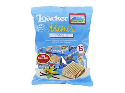 Buy Loacker Minis Vanilla Wafer, 150g Online in Kuwait | Talabat Kuwait