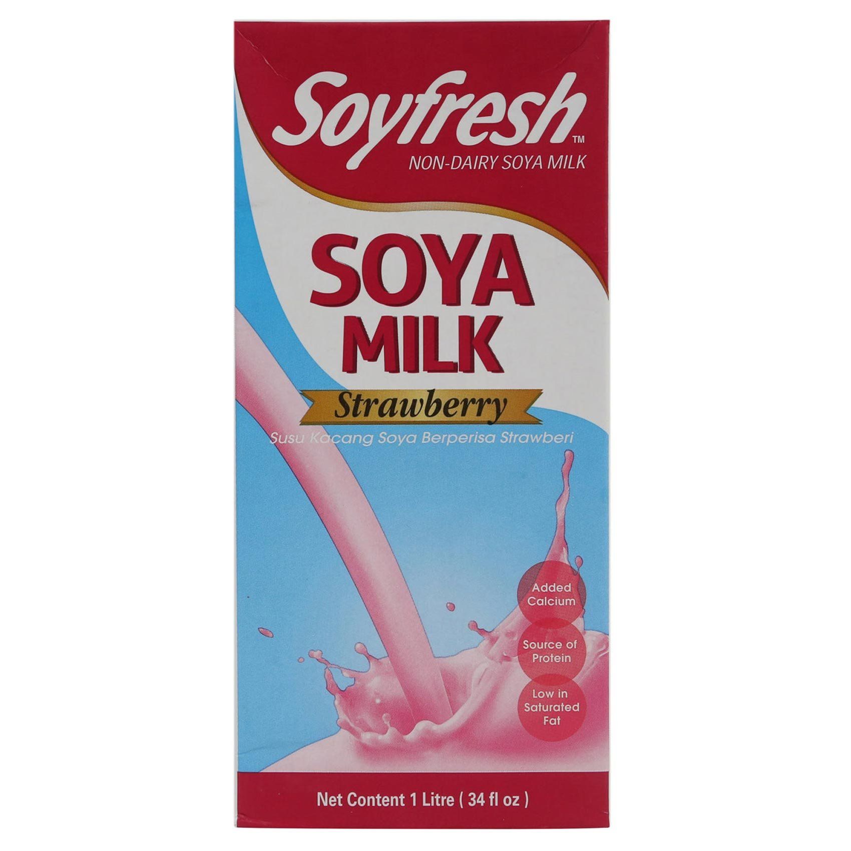Buy Soyfresh Soya Milk Strawberry 1 Litre Online In Bahrain Talabat Bahrain