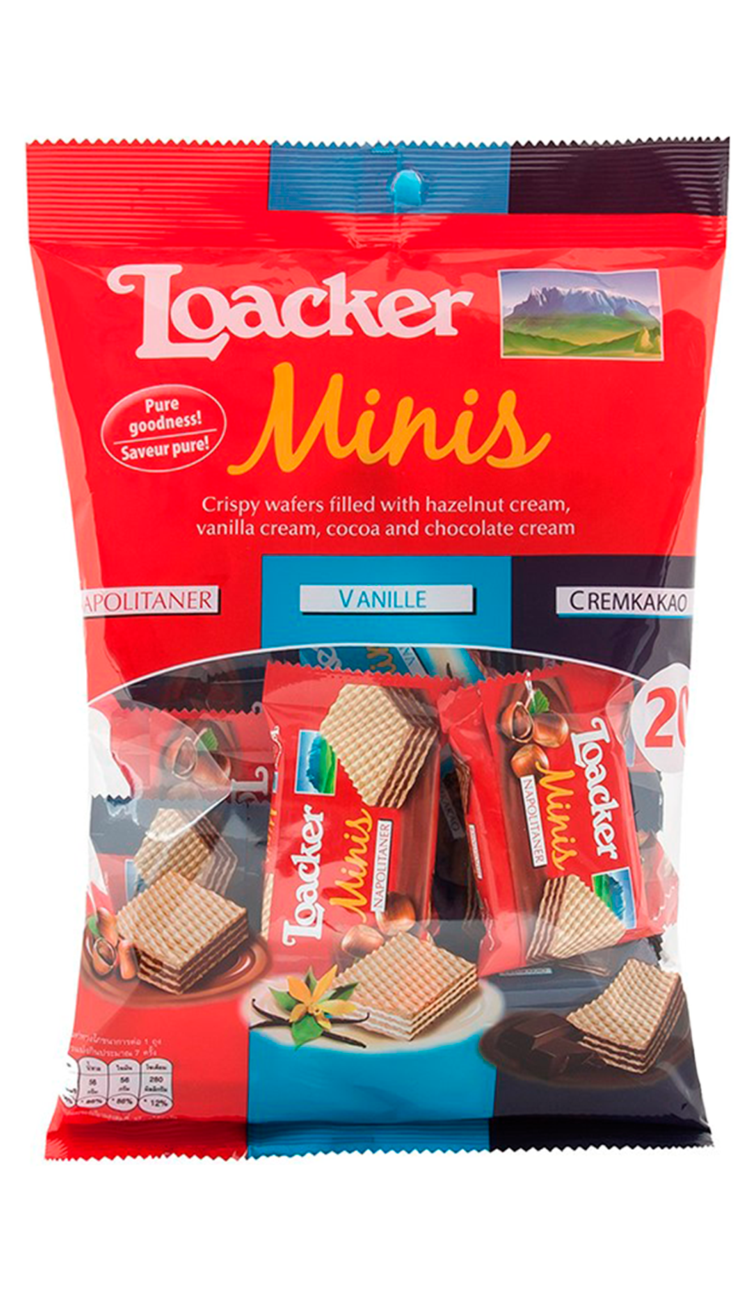 Buy Loacker Mini Mix Wafer, 200g Online in Kuwait | Talabat Kuwait