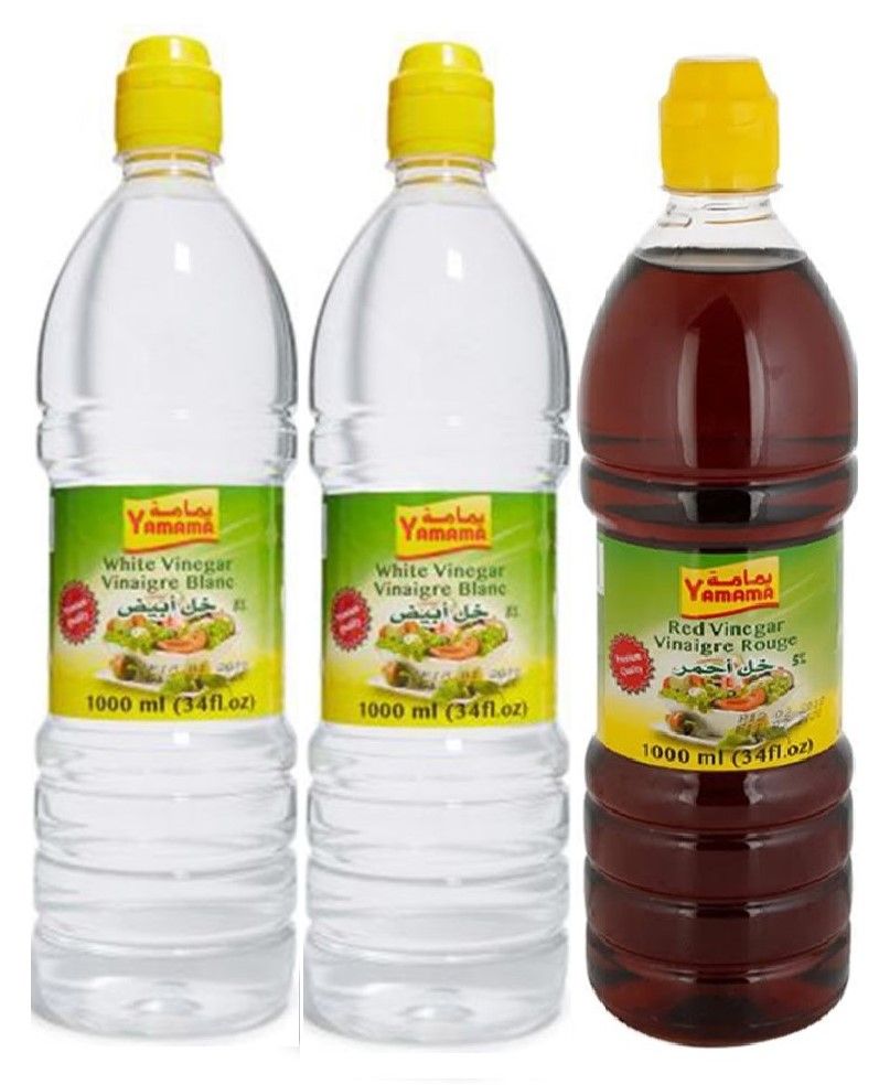 اشترِ يمامة خل أبيض 1 لتر 2 حبة + خل أحمر 1 لتر أونلاين في Kuwait ...