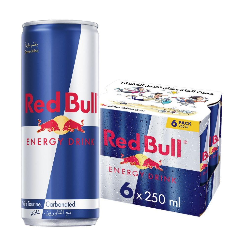 Buy Red Bull Energy Drink 250 ml (6Pack) Online in Kuwait | Talabat Kuwait