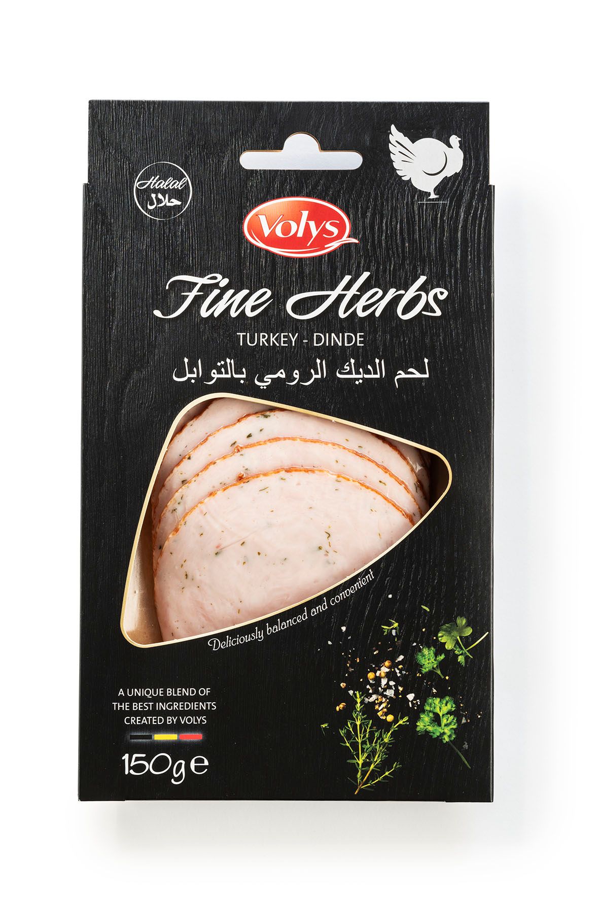Buy Volys Sliced Turkey Breast With Herbs 150g Online in Kuwait ...