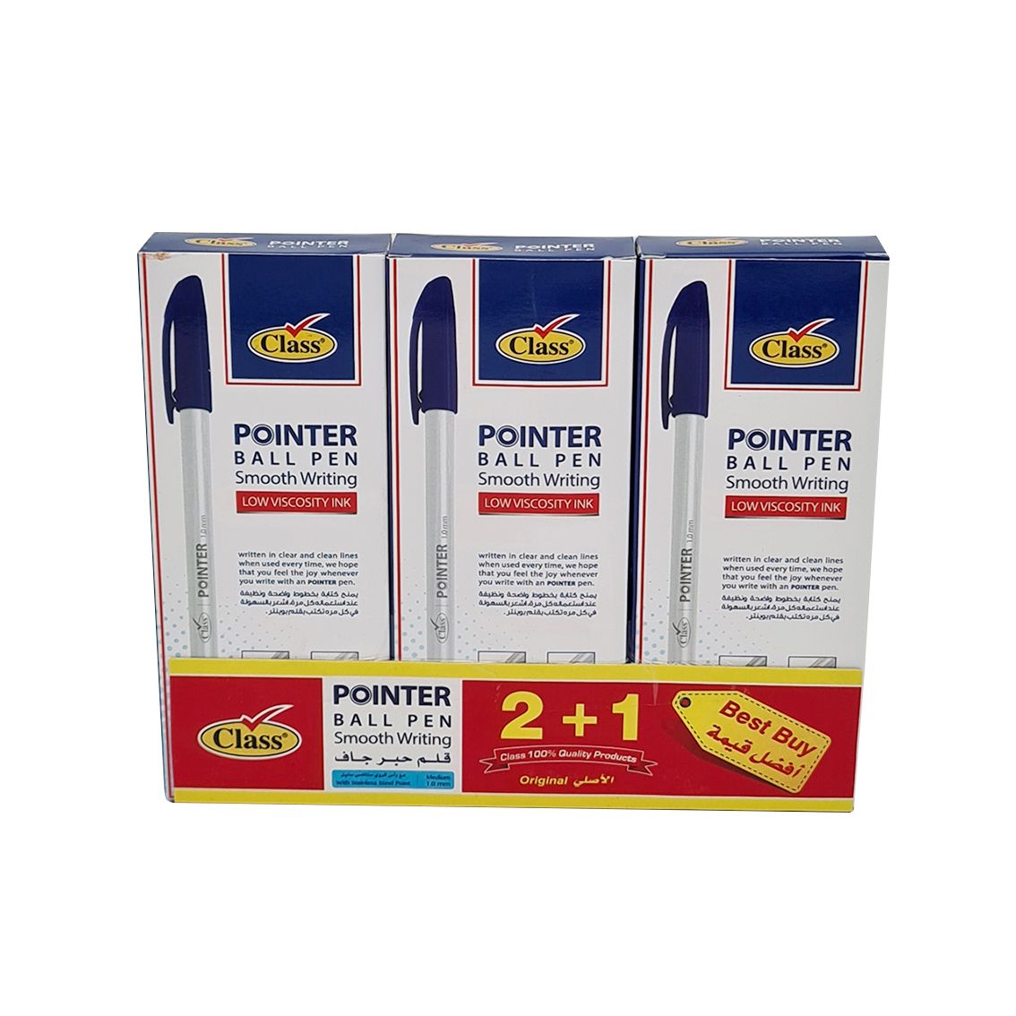 Buy Class Ball Point Pen 12 pcs x 3 Packs Online in Kuwait | Talabat Kuwait
