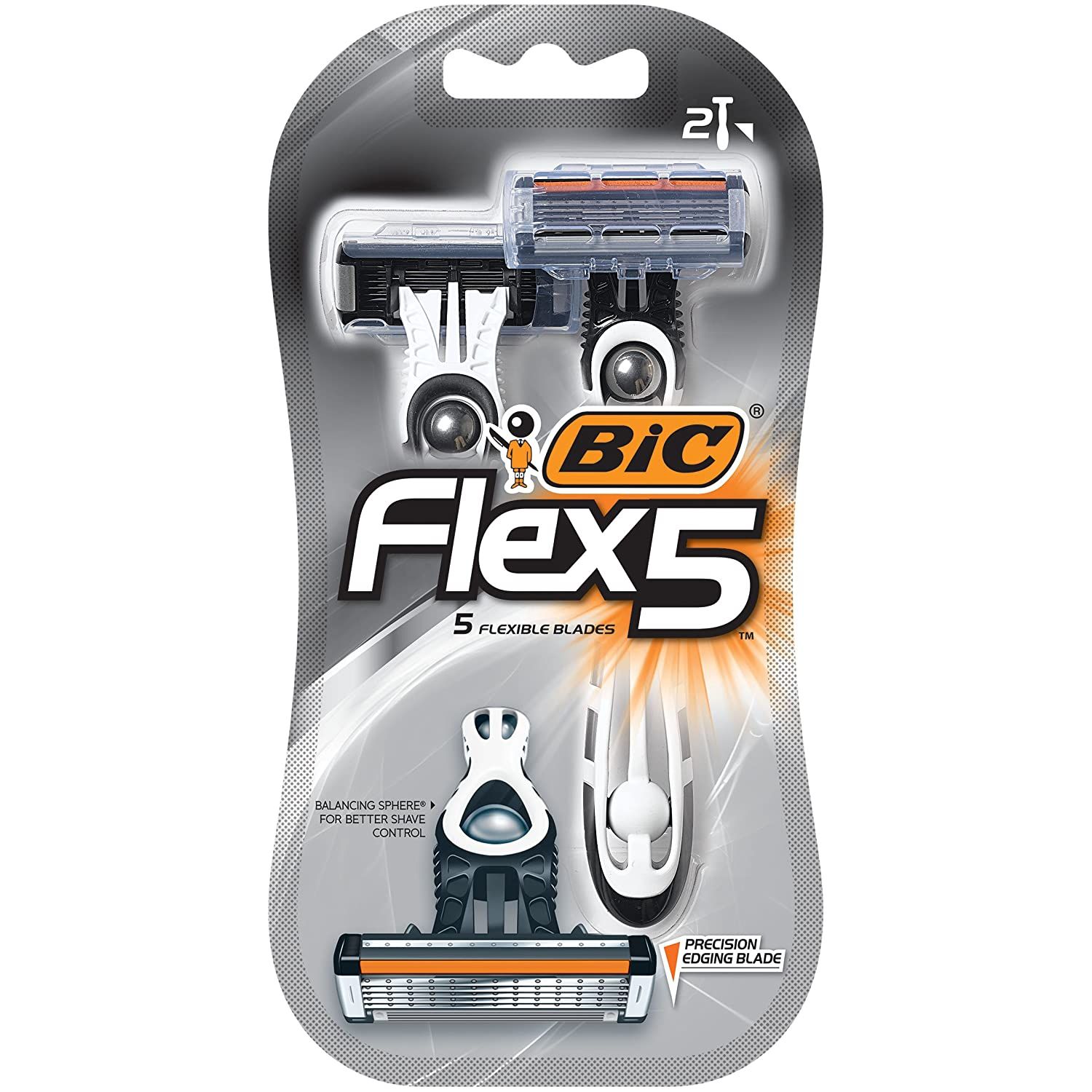 Buy BiC Shaver Flex 5 Blister 2 pcs Online in Jordan | Talabat Jordan