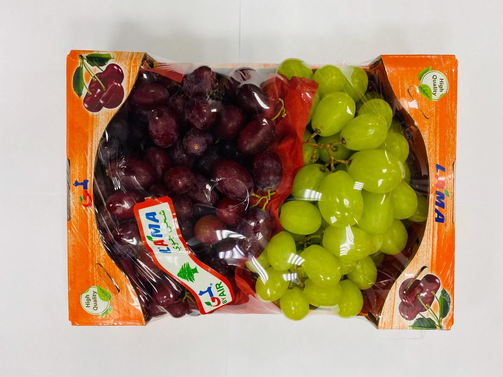 Buy Mixed Grapes Lebanon Box, 1.3kg Online in Kuwait | Talabat Kuwait