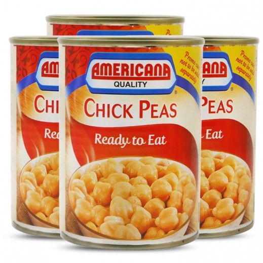 Buy Americana Chick Peas 400 g x 4 pcs @ 15 % Off Online in Kuwait ...