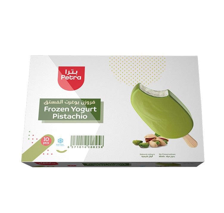 Buy Petra Pistachios Frozen Yogurt Sticks 65 ml x 10 pcs Online in ...