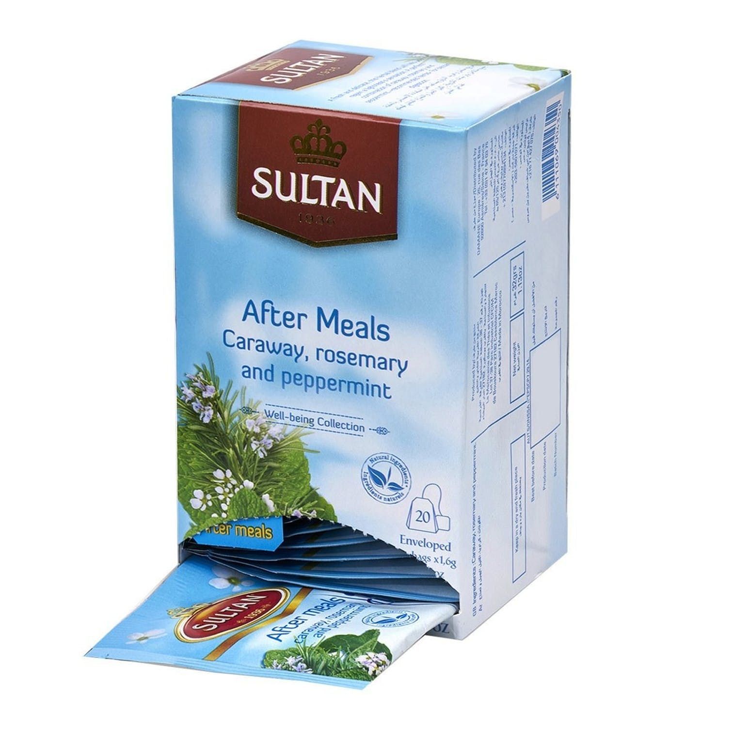 Buy Sultan After Meals 20 Teabags x 1.6 g Online in Kuwait | Talabat Kuwait