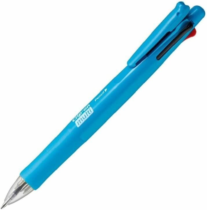 Buy Zebra Clip On Multi Fun Light Blue1 Pencil + 4 Colors Pen Online in ...