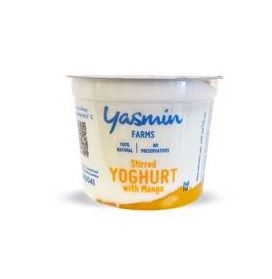 Buy Yasmin Farms Stirred Yoghurt with Mango Cup, 150g Online in Kuwait ...