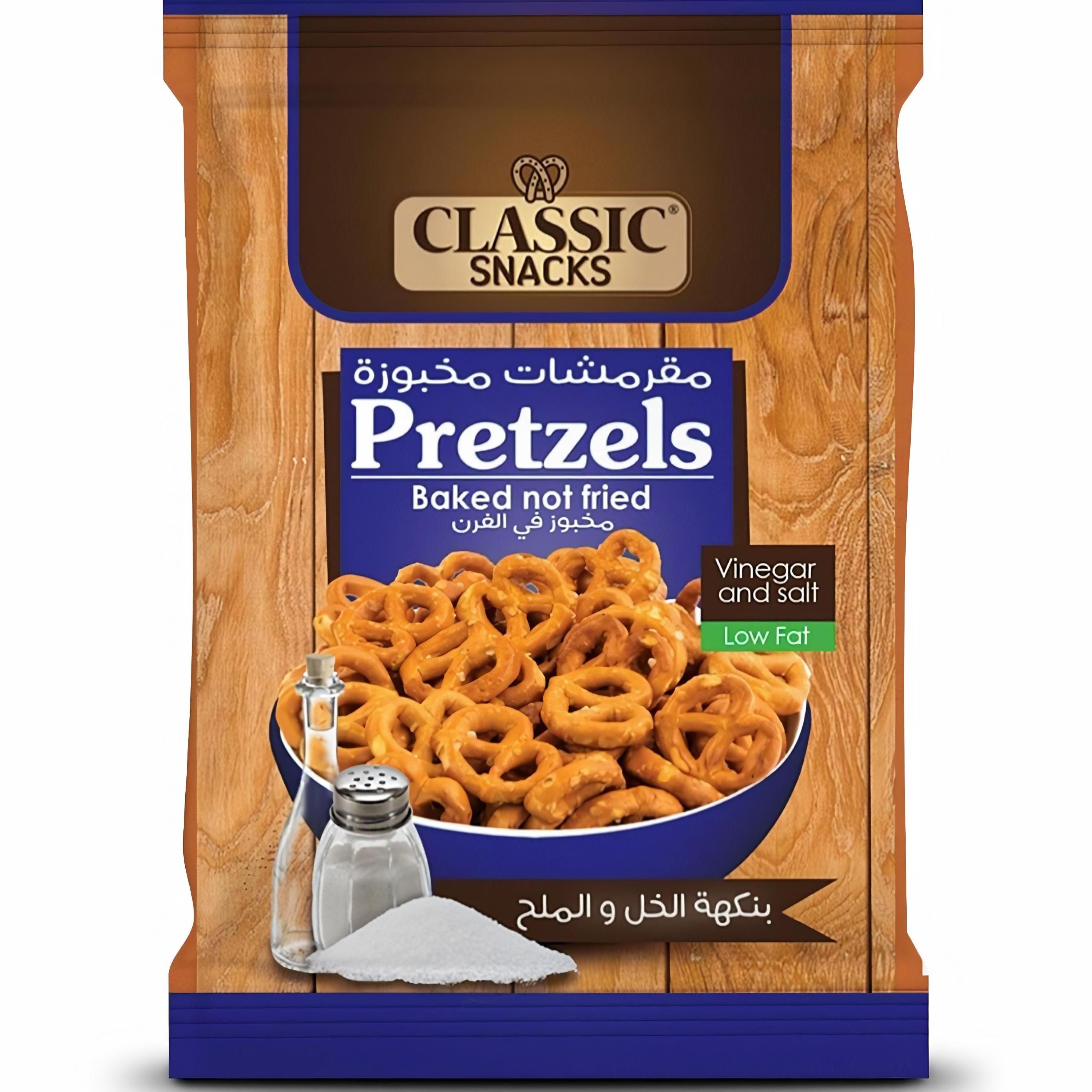 Buy Classic Snacks Vinegar and Salt Pretzels, 30g Online in Kuwait ...