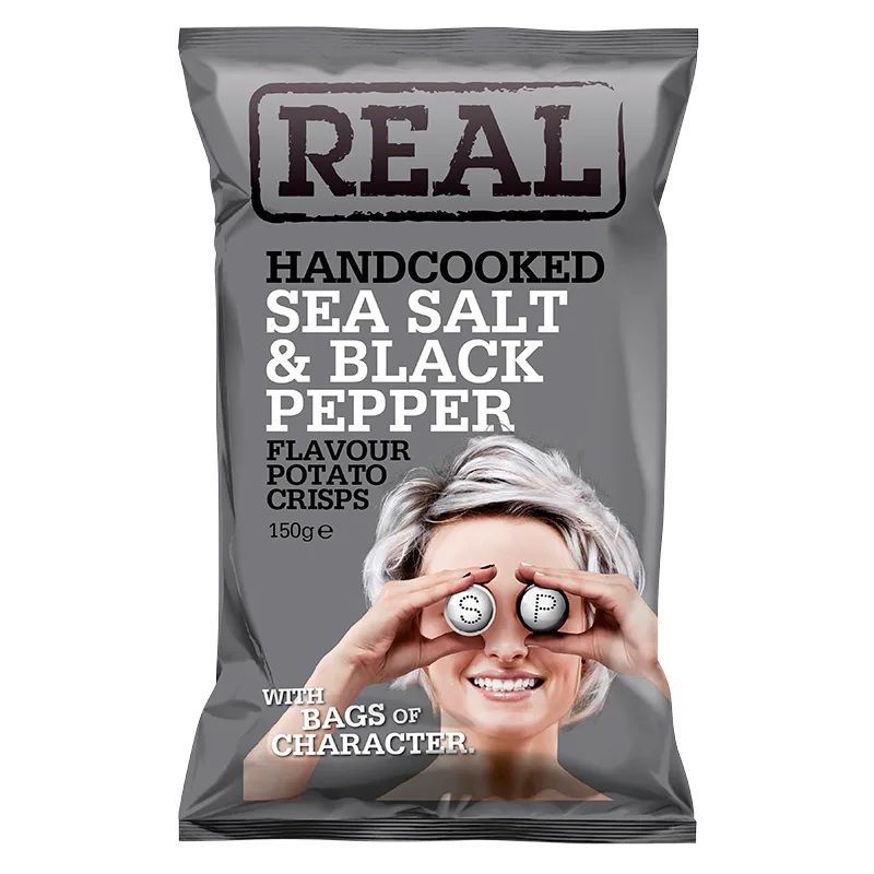 Buy Real Handcooked Sea Salt & Black Pepper 150 g Online in Kuwait ...