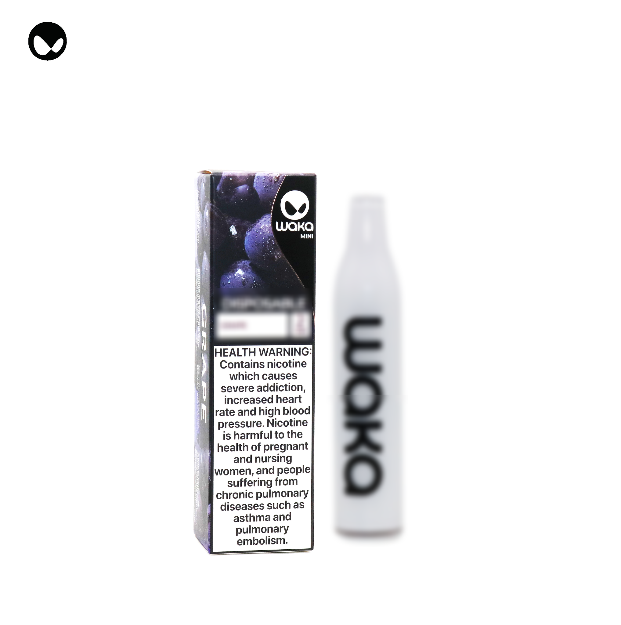 Buy Waka Mini Grape 700 Puffs 18Mg Online in Kuwait | Talabat Kuwait