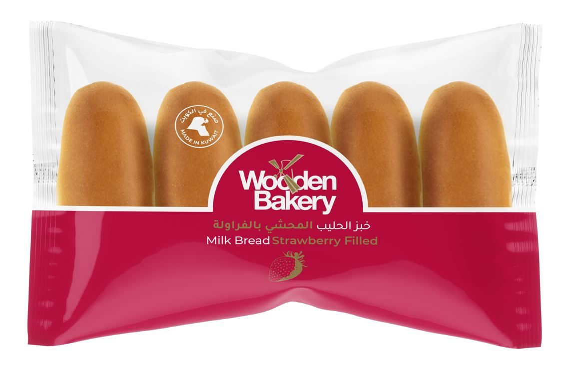 Buy Wooden Bakery Strawberry Filled Milk Bread, 200g Online in Kuwait ...
