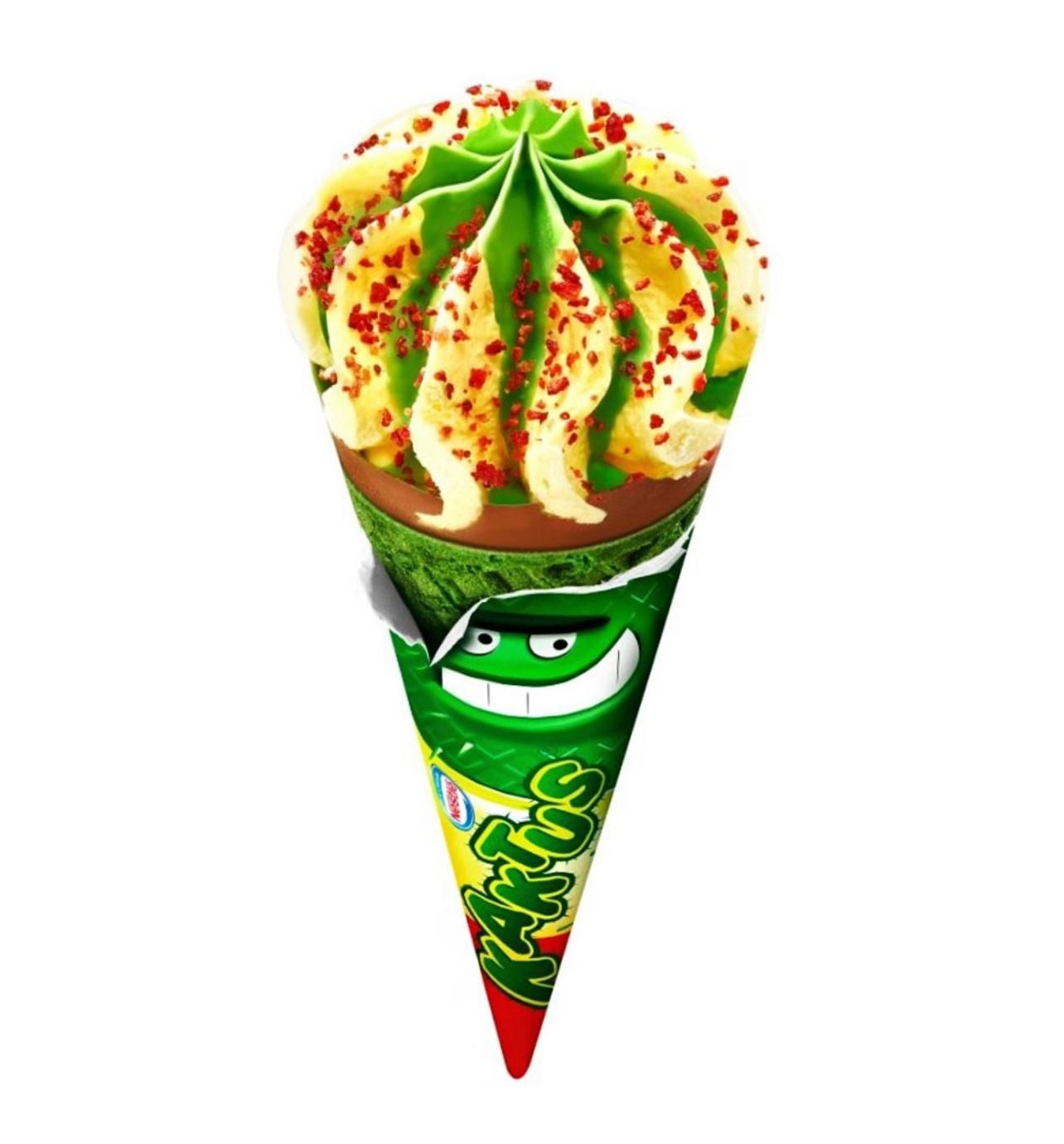 Buy Kaktus Ice Cream Lemon & Strawberry Cone 110 ml Online in Kuwait ...