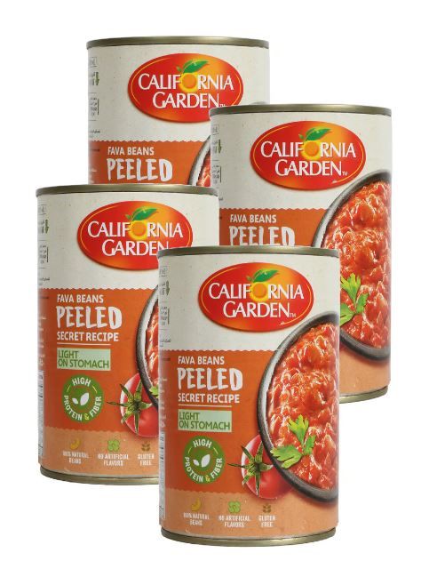Buy California Garden Peeled Foul Medammas 4 * 450g @ Special Offer ...
