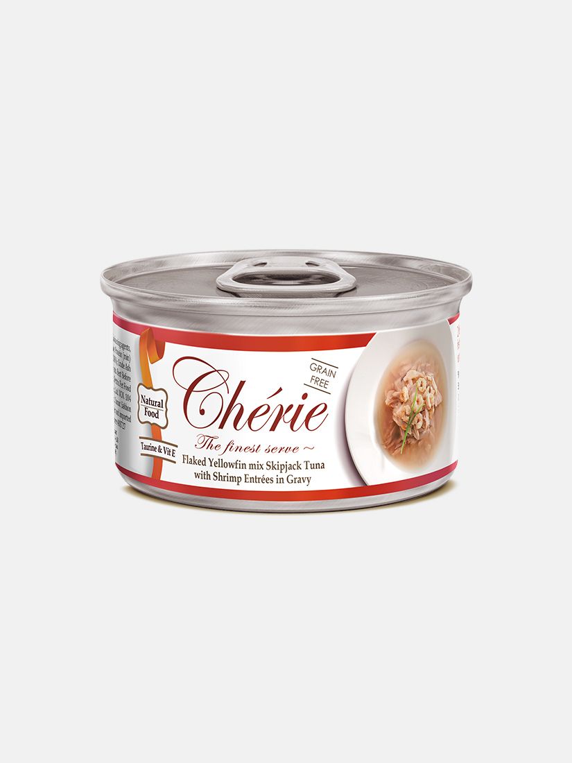 Buy Cherie Tuna With Shrimp In Gravy 80 G Online in Kuwait | Talabat Kuwait