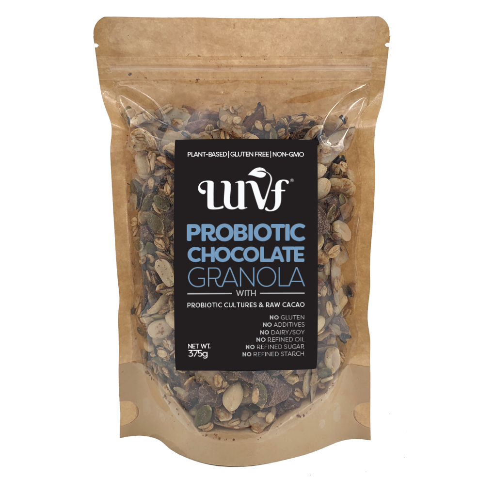 Buy Luvf Chocolate Granola with Sprouted Nuts 375 g Online in Kuwait ...