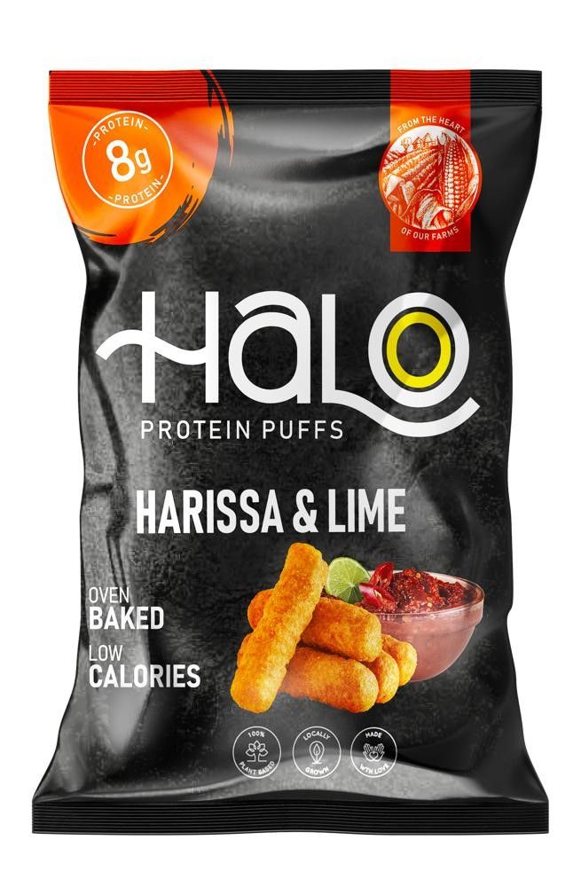 Buy Halo Protein Puffs Flavor With Harissa & Lime 40 g Online in Kuwait ...