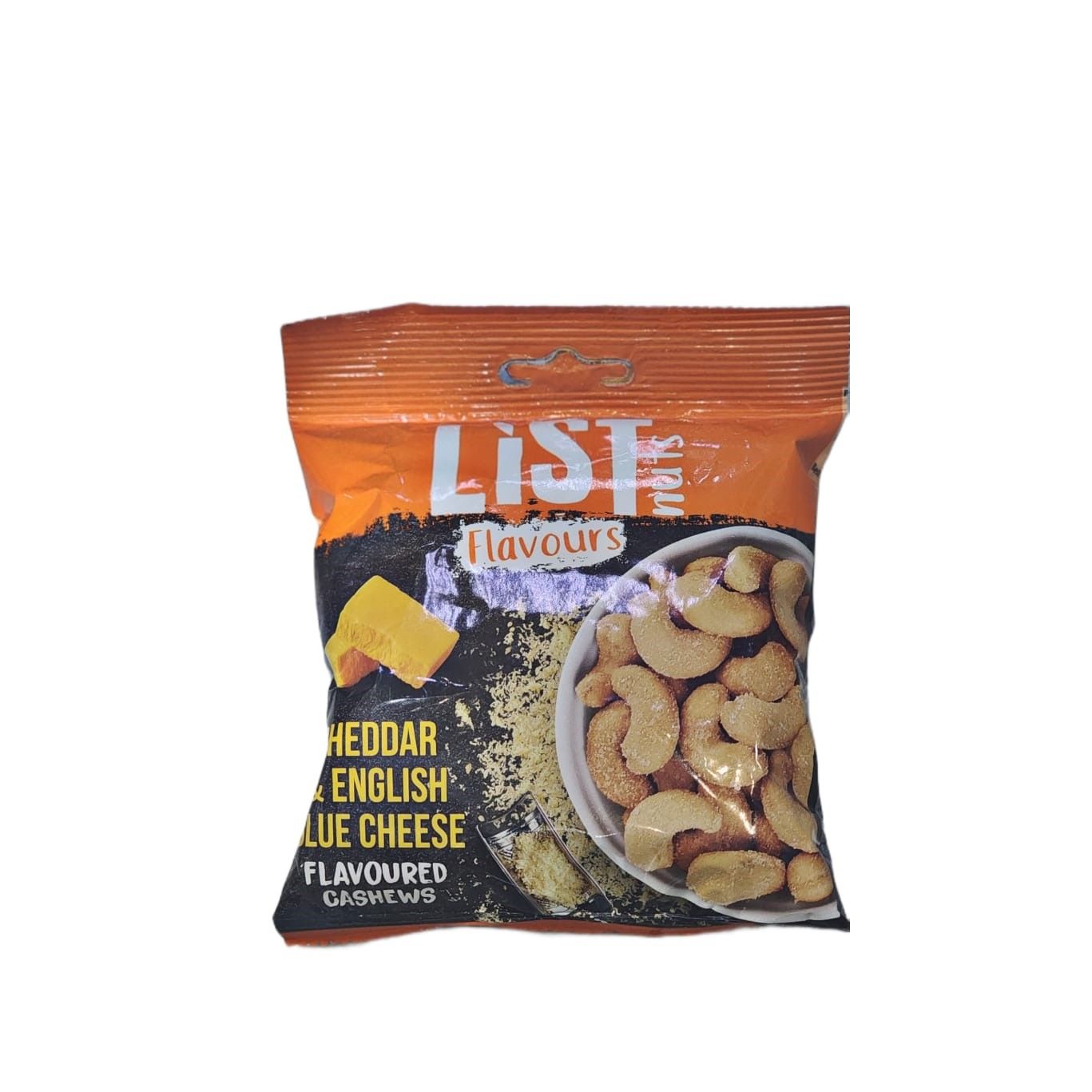 Buy List Cashew Cheddar & English Blue Cheese Flavoured 120 g Online in ...