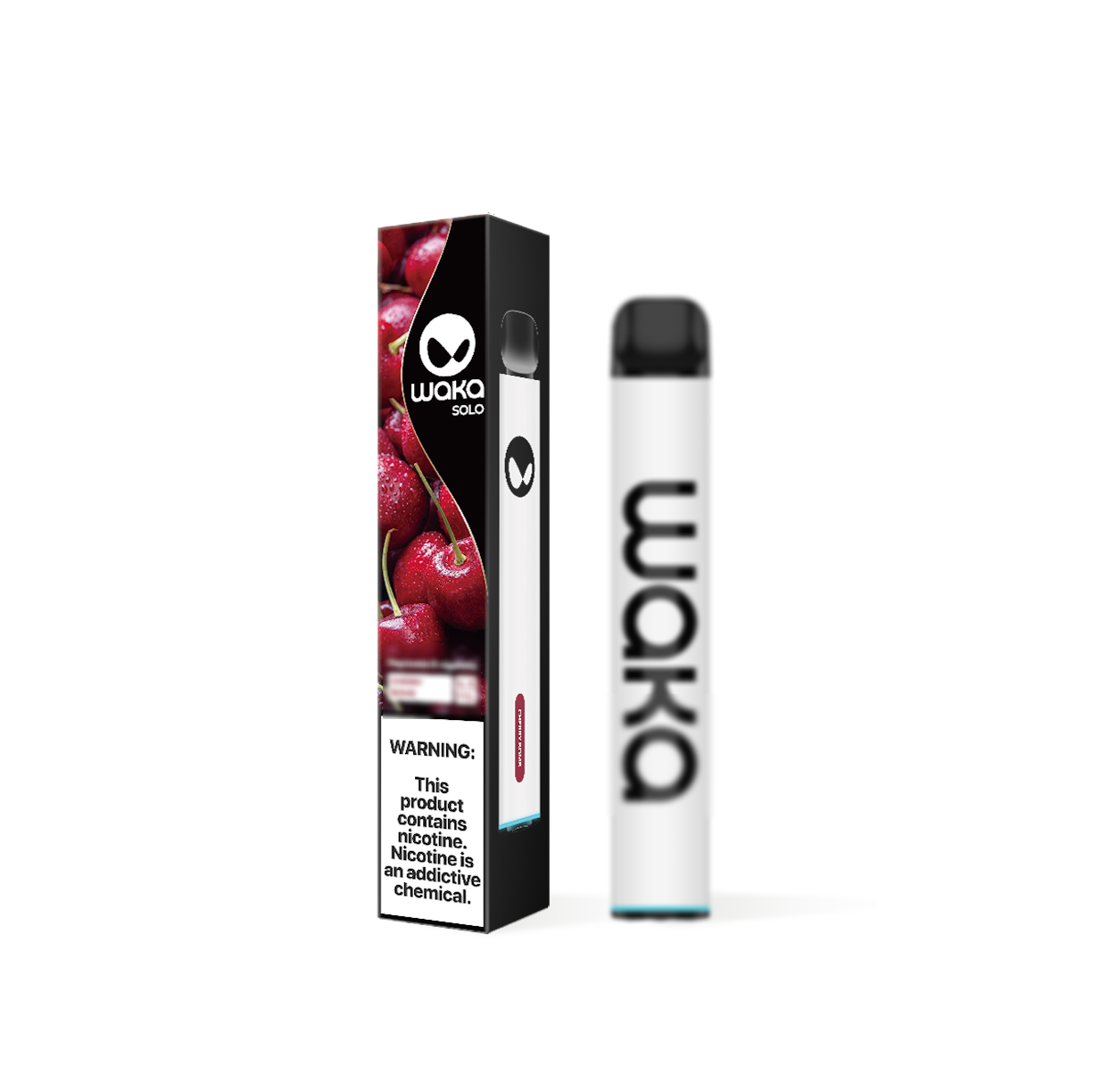 Buy Waka Solo Cherry 1800 Puffs 18Mg Online in Kuwait | Talabat Kuwait