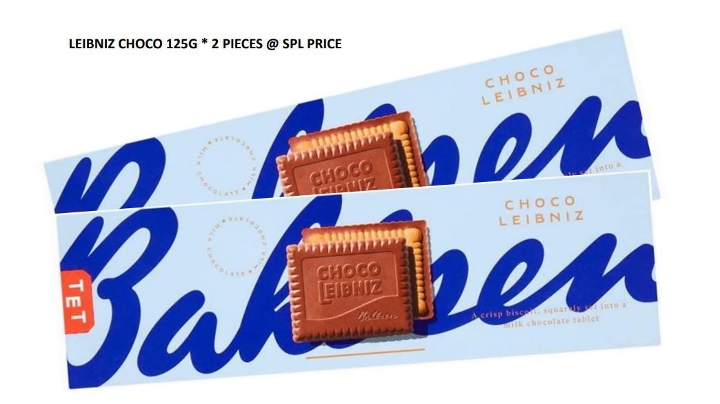 Buy Bahlsen Leibniz Choco 125g x 2 Packs Online in Kuwait | Talabat Kuwait
