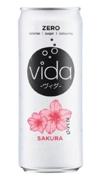 Buy Vida Sakura Sparkling Drink 325 ml Online in Kuwait | Talabat Kuwait