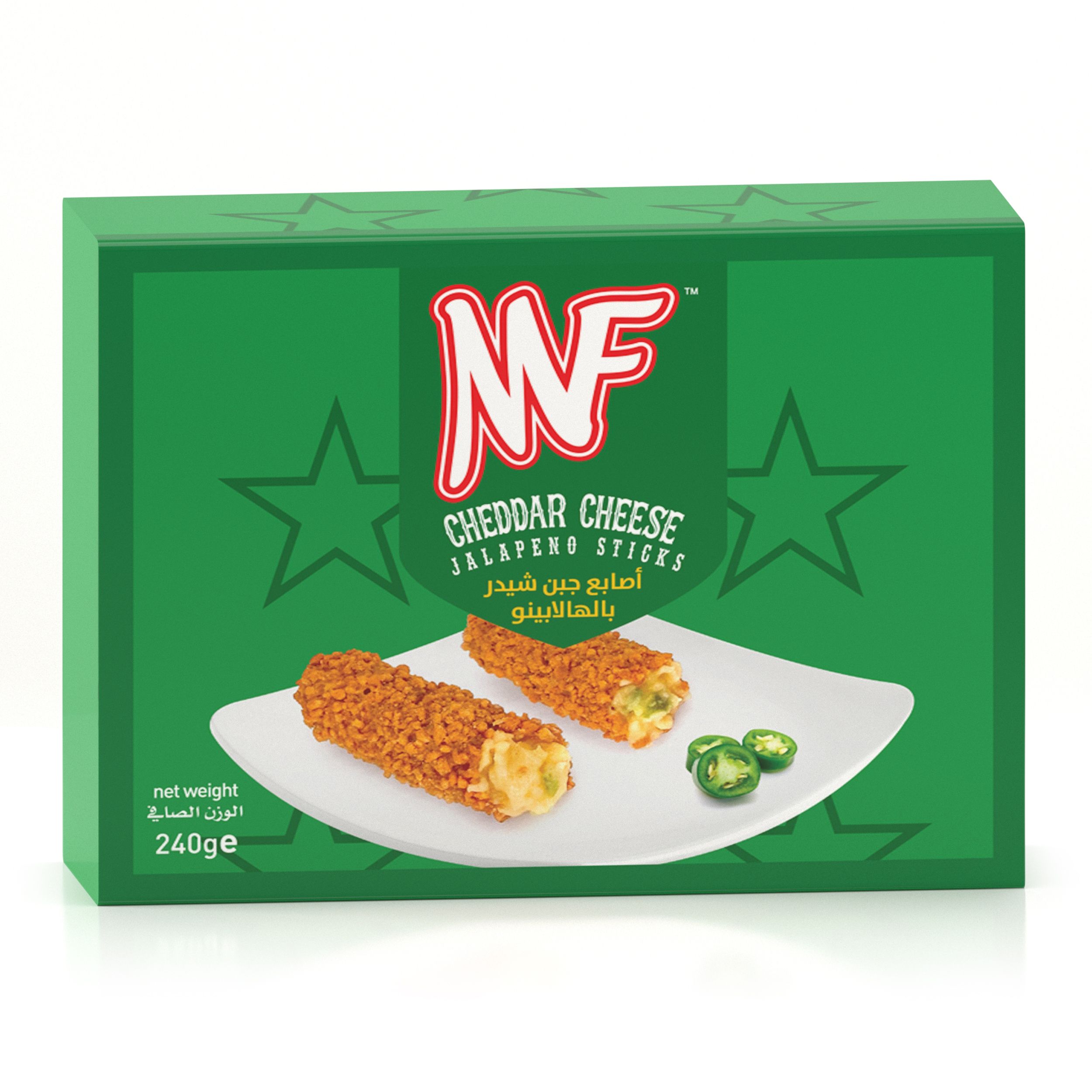 Buy MF Cheddar Cheese Jalapeno Sticks 240g Online in Kuwait | Talabat ...