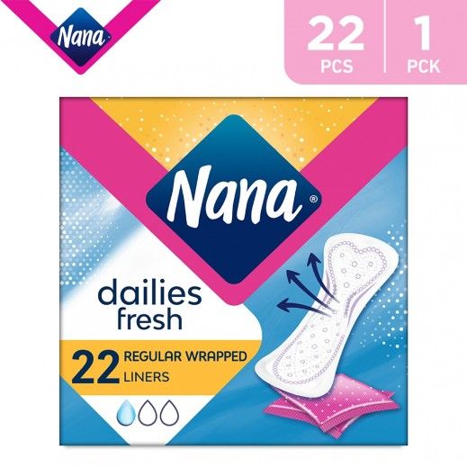 Buy Nana Panty Liners Plus Sanitary Pads Normal Single Wrapped 22 Pads ...