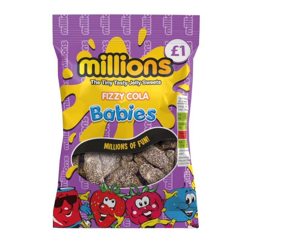 Buy Millions Fizzy Cola Babies 120G Online in Kuwait | Talabat Kuwait