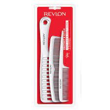 Buy Revlon Wet Hair & Prep Combs - 3Pcs Online in Kuwait | Talabat Kuwait