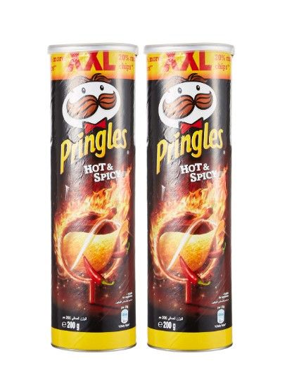 Buy Pringles Hot & Spicy @ Special Price 200 g x 2 Pcs Online in Kuwait ...