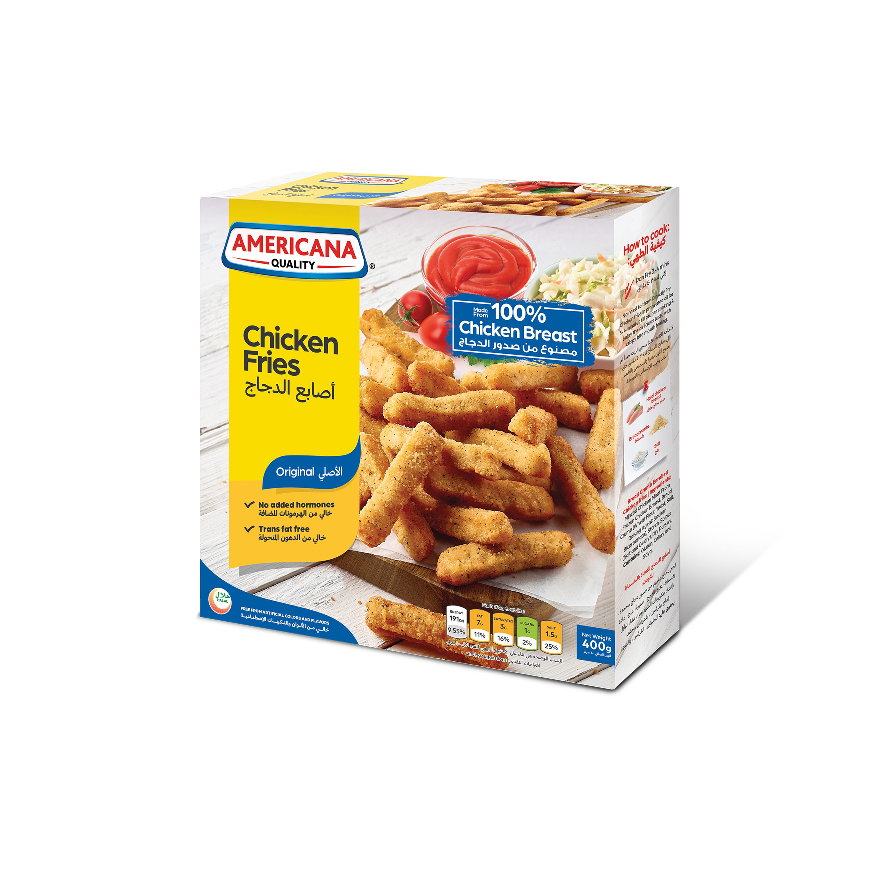 اشترِ Americana Chicken Fries 400G أونلاين في Kuwait | طلبات Kuwait