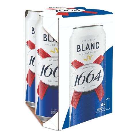 Kronenbourg 1664 - Blanc Wheat King Can Beer 500ml x4 delivery in Hong ...