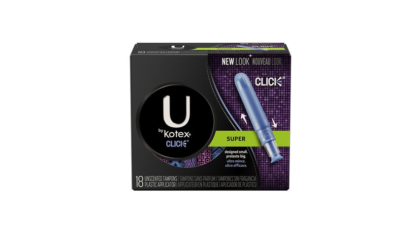 U By Kotex Tampon Sizes U By Kotex Click Compact Tampons, Regular,