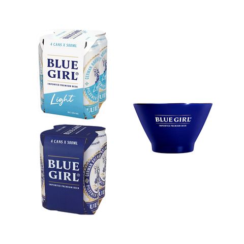 Blue Girl - King Can Beer 500ml x4Blue Girl - Light King Can Beer 500ml ...