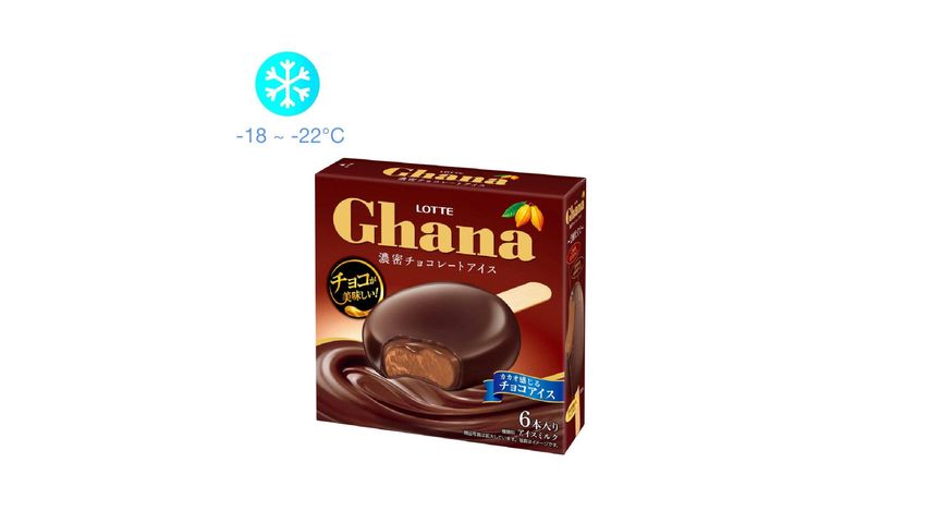 LOTTE - Ghana Rich Bar (Chocolate) 6 pc 274.2g delivery in Hong Kong ...
