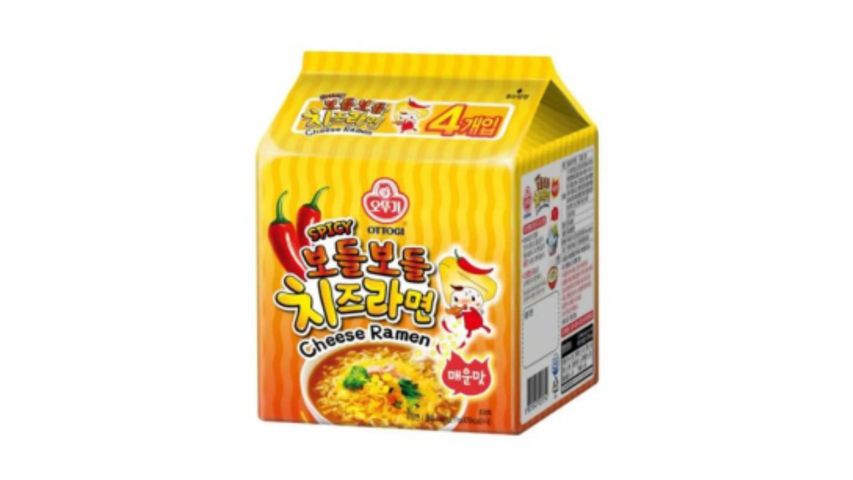 Ottogi Spicy Cheese Ramen 111g x 4 delivery in Hong Kong | foodpanda