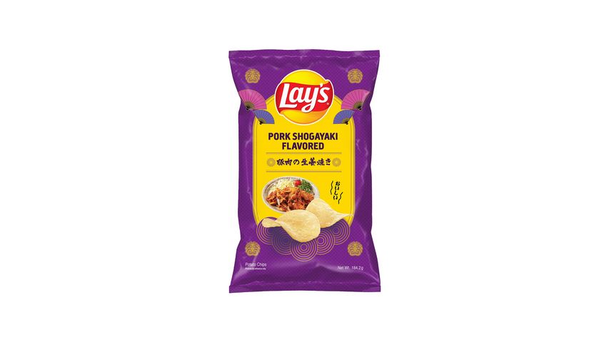 Lay's - Lay’s Pork Shogayaki Flavoured Potato Chips 184.2g delivery in ...