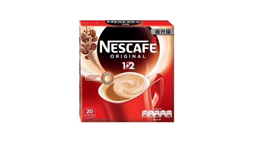 Nescafe 1 + 2 Original Instant Coffee Mix 20 Pieces delivery in Hong ...