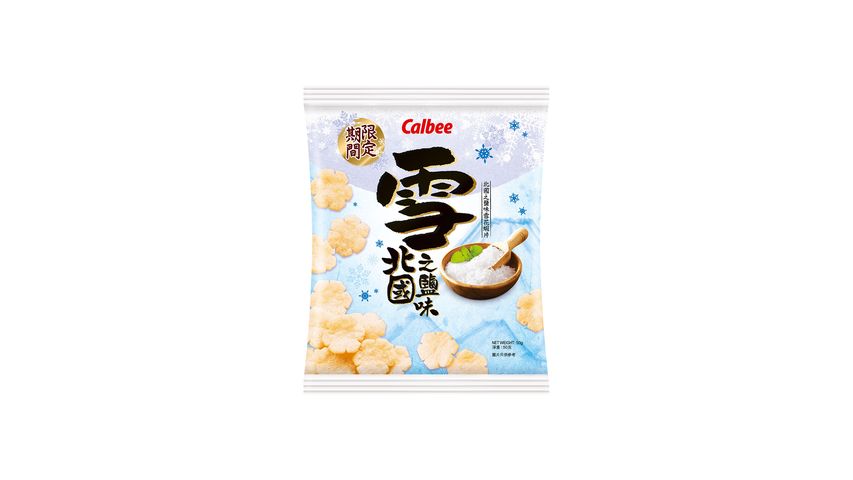 Calbee - Okhotsk Salt Flavoured Snowflakes Prawn Crisps 50g delivery in ...