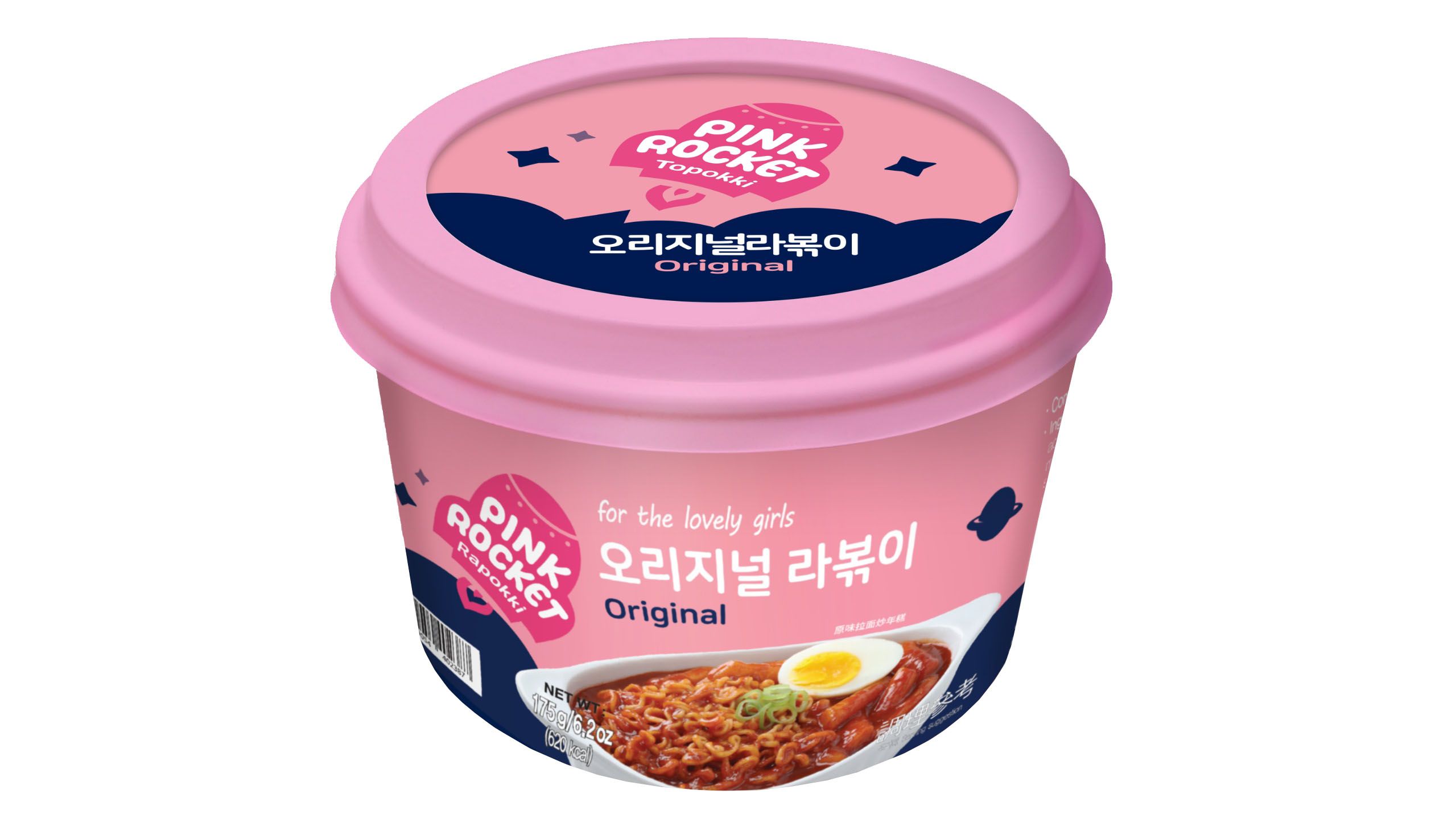 Pink Rocket Instant Rapokki Bowl 175g delivery in Hong Kong | foodpanda