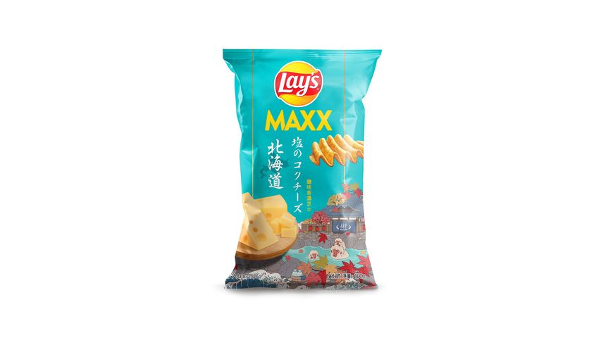 Lay's - Maxx Hokkaido Salty Cheese Flavoured Potato Chips 100g delivery ...