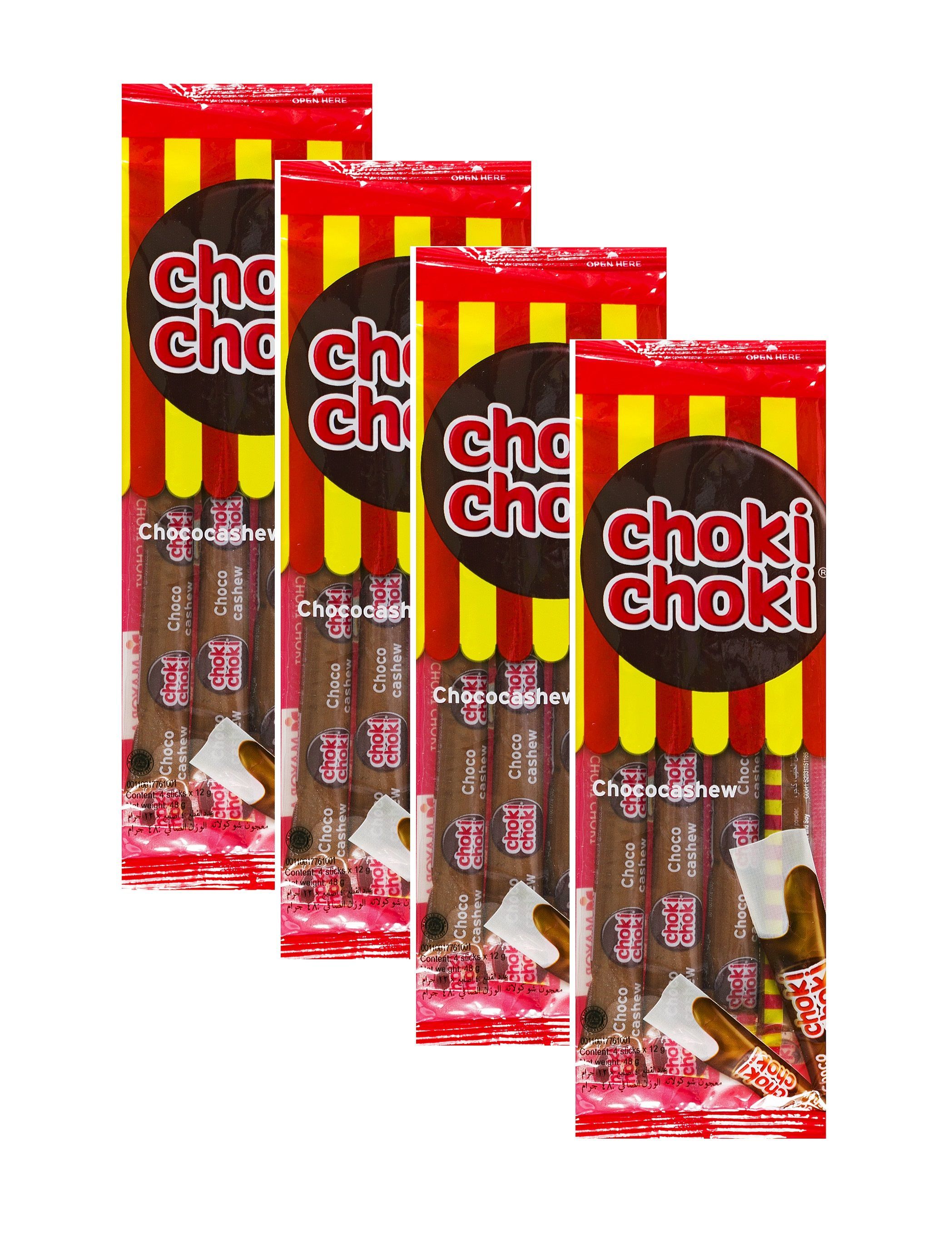 Buy Choki Choki Chocolate Stick Paste 48G x 4 Pcs Online in UAE ...
